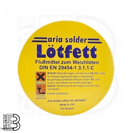 خرید و قیمت روغن لحیم لوتفت آلمانی بزرگ 50g درب زرد LOTFEtt | ترب