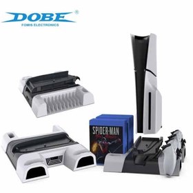 خرید و قیمت پایه چند کاره Dobe Multifunctional Cooling Stand for PS5 | ترب