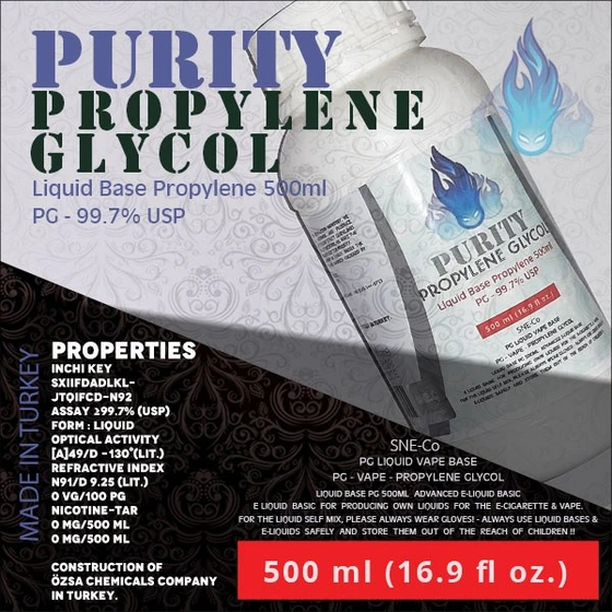 خرید و قیمت پی جی – پروپیلن گلیکول پیوریتی – PG-500ml | ترب
