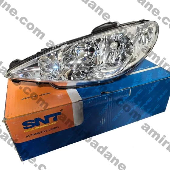 خرید و قیمت خرید چراغ جلو پژو 206 برند SNT | ترب