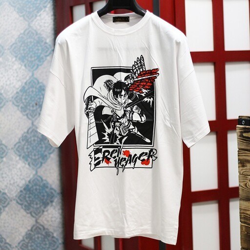 خرید و قیمت تیشرت لانگ طرح انیمه اتک آن تایتان attack on titan ارن یگر ...