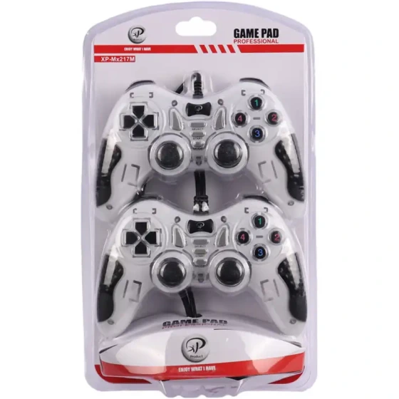 خرید و قیمت دسته بازی دوبل شوک فانتزی XP مدل MX217 سفید | ترب