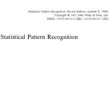 خرید و قیمت دانلود کتاب Statistical Pattern Recognition, Second Edition ...