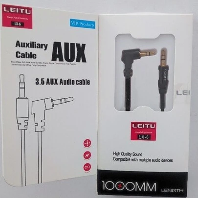 خرید و قیمت کابل AUX لیتو مدل AUX CABLE LEITU LX-6 | ترب