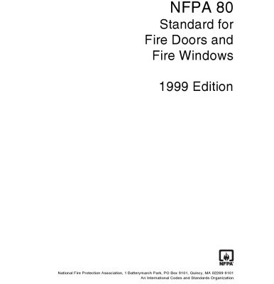 خرید و قیمت دانلود کتاب NFPA 80, Fire doors and fire windows 1999 | ترب