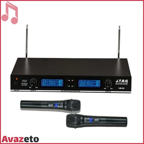 خرید و قیمت میکروفن بیسیم دستی جی تی آر JTR VJM-252 | ترب