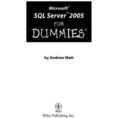 خرید و قیمت خرید و دانلود نسخه کامل کتاب Microsoft SQL Server 2005 for ...