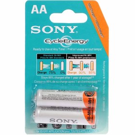 خرید و قیمت باتری قلمی قابل شارژ Sony Cycle Energy-AA با ظرفیت 4600mah ...