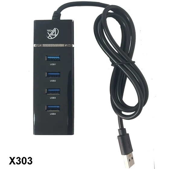 خرید و قیمت هاب 4 پورت USB 3.0 ایکس فورتک مدل x-303 | ترب