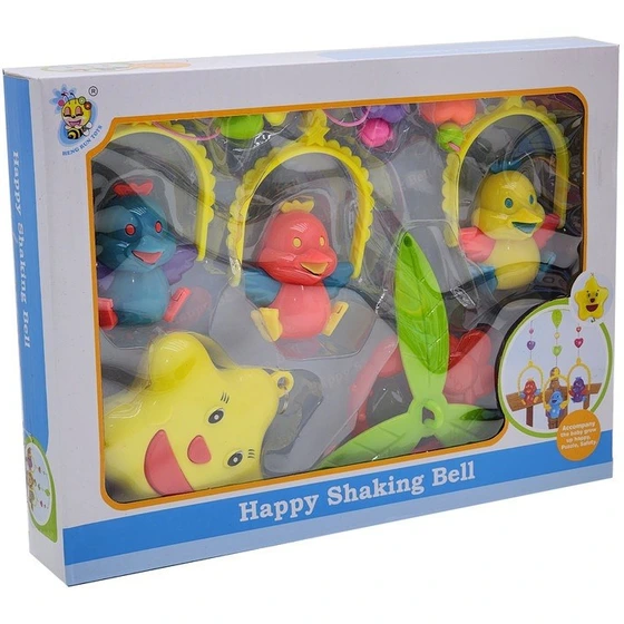 خرید و قیمت آویز تخت کودک مدل جوجو های بامزه polishi Happy Shaking Bell ...