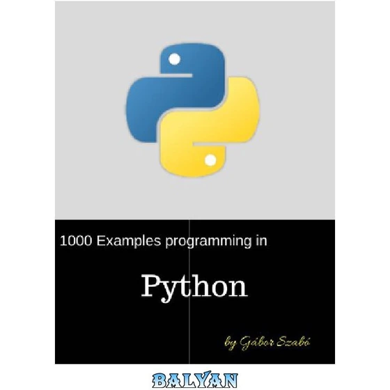 خرید و قیمت دانلود کتاب 1000 Python Examples ا 1000 مثال پایتون ترب