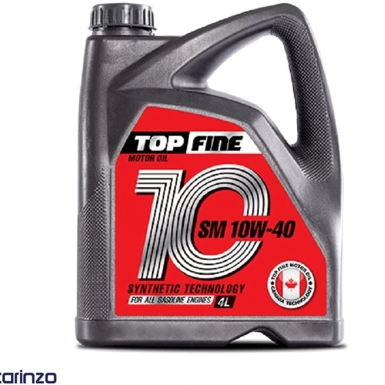 خرید و قیمت روغن موتور تاپ فاین مدل 10W-40 SM حجم 4 لیتر | ترب