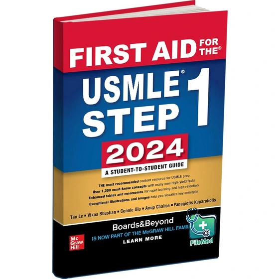 خرید و قیمت دانلود کتاب First Aid for the USMLE Step 1 2024 34th ...