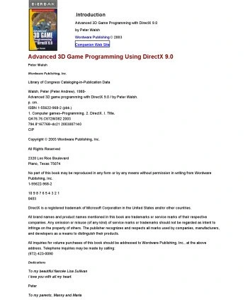 خرید و قیمت دانلود کتاب Advanced 3D Game Programming with DirectX 9.0 ویرایش 600 | ترب