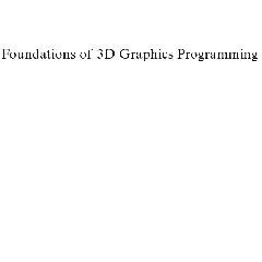خرید و قیمت دانلود کتاب Foundations of 3D Graphics Programming 2006 | ترب