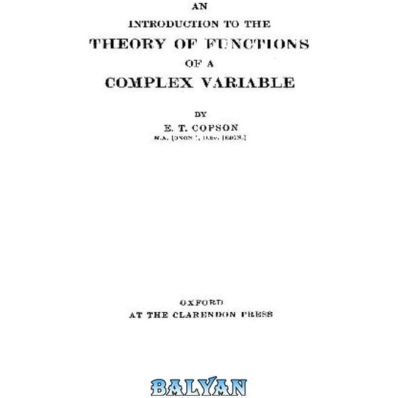 خرید و قیمت دانلود کتاب Introduction To The Theory Of Functions Of A Complex Variable ترب