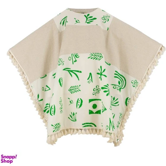 خرید و قیمت پانچو زنانه السانا مدل جانان کد 1493 رنگ سبز | ترب