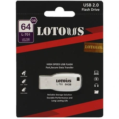 خرید و قیمت فلش مموری لوتوس مدل L701 ظرفیت 64 گیگابایت | ترب