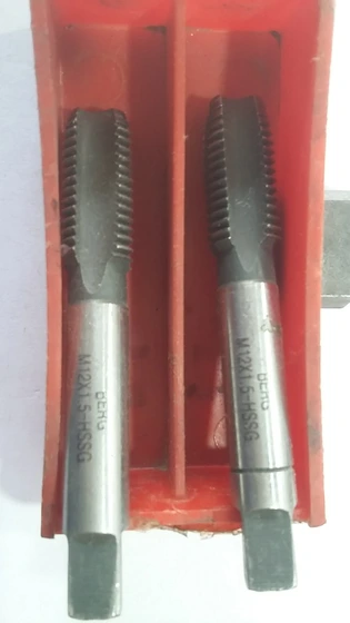 خرید و قیمت قلاویز دستی سایز M12*1.5 HSSG آلمان کارکرده سالم | ترب