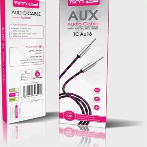 خرید و قیمت کابل AUX تسکو مدل TC AU18 طول 1 متر | ترب
