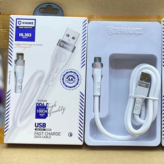خرید و قیمت کابل شارژ فست شارژ ژله ای برند XHanz | ترب