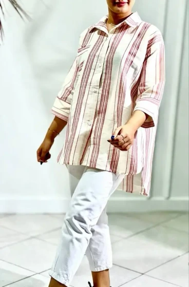 خرید و قیمت شومیز تیک تاک زنانه رجحانی ROJHANI INDIRIM | ترب