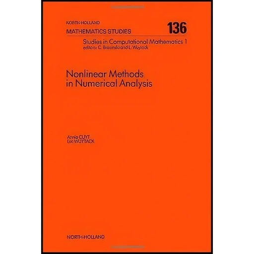 خرید و قیمت کتاب زبان اصلی Nonlinear Methods In Numerical Analysis ترب