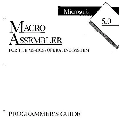 خرید و قیمت دانلود کتاب Microsoft Macro Assembler 5.0 For The MS-DOS Operating System ...