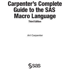 خرید و قیمت دانلود کتاب Carpenter’s Complete Guide to the SAS Macro ...