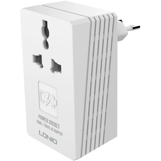 خرید و قیمت آداپتور شارژر 3پورت و تبدیل 3به 2 LDNIO A3306 | ترب