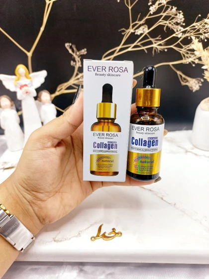 خرید و قیمت سرم کلاژن اور رزا 30 میل لیفت کننده و ضد چین و چروک EVER ...