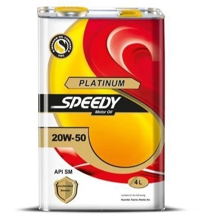 خرید و قیمت روغن موتور اسپیدی مدل پلاتینیوم 20W50 SM حجم 4 لیتر | ترب