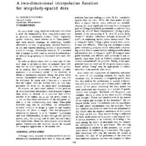 خرید و قیمت دانلود کتاب Two-dimensional interpolation for irregularly ...