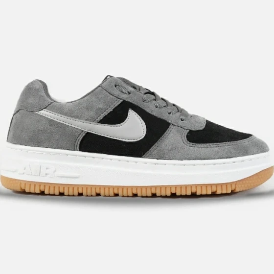 خرید و قیمت کفش کتانی مردانه و زنانه طوسی مشکی NIKE AIR FORCE مدل 2096 ...