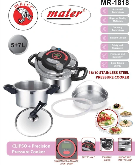 خرید و قیمت زودپز مایر مدل MR 1818 ا Maier MR-1818 Pressure Cooker | ترب