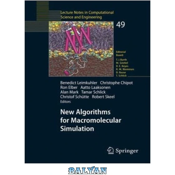 خرید و قیمت دانلود کتاب New Algorithms for Macromolecular Simulation | ترب