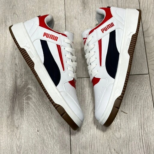 خرید و قیمت کفش و کتانی مردانه مدل پوما PUMA رنگ سفید سرمه ای کد 1397 | ترب