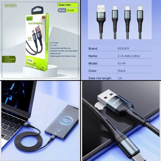 خرید و قیمت کابل تبدیل USB به TYPE-C رنجر مدل RJ44 | ترب