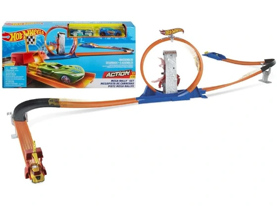 خرید و قیمت پیست Hot Wheels مدل Mega Rally Set | ترب