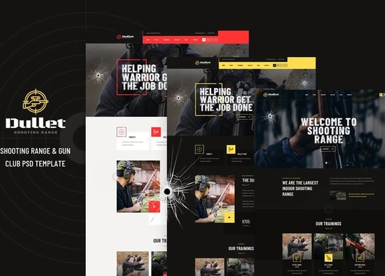 خرید و قیمت دانلود قالب Dullet – قالب PSD شرکتی و کاری لایه باز و آماده ...