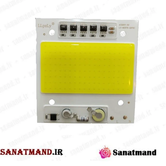 خرید و قیمت چیپ COB-LY (50وات مهتابی) مدل 82x78 (پک 100 عددی) | ترب