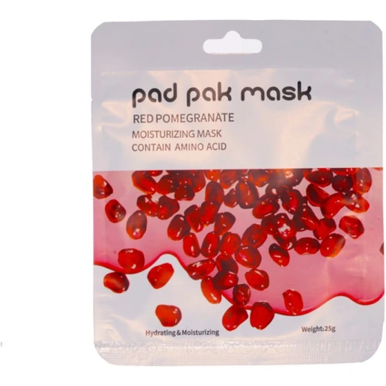 خرید و قیمت ماسک صورت حوله ای (ورقه ای) pad pak mask انار | ترب