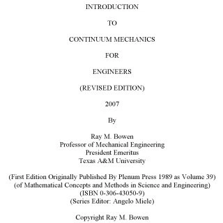 خرید و قیمت دانلود کتاب Introduction to Continuum Mechanics for Engineers (rev.) 2007 | ترب