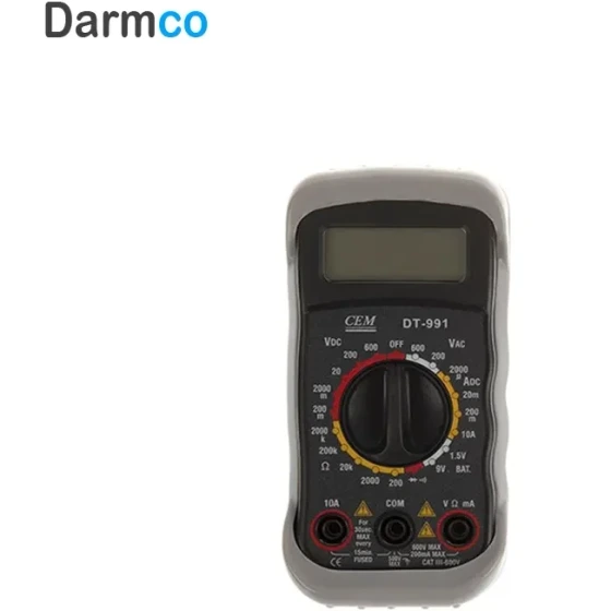 خرید و قیمت مولتی متر دیجیتال الکترونی سم مدل CEM DT-991 | ترب