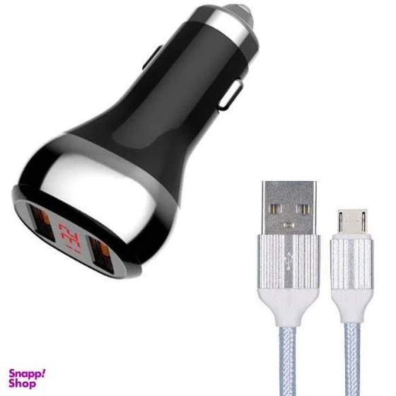 خرید و قیمت شارژر فندکی ال دینیو مدل Drive C2 به همراه کابل Micro USB | ترب