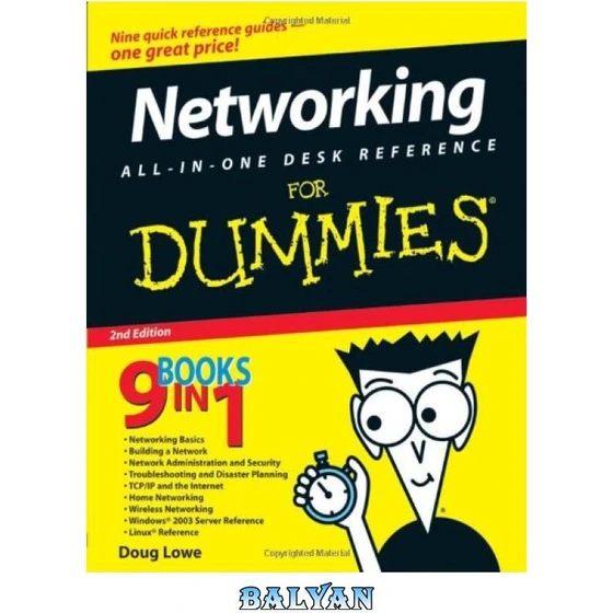 خرید و قیمت دانلود کتاب Networking All In One Desk Reference For Dummies ترب