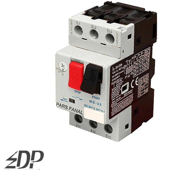 خرید و قیمت کلید حرارتی رنج 1/6 تا 2/5 آمپر پارس فانال مدل MS32 | ترب