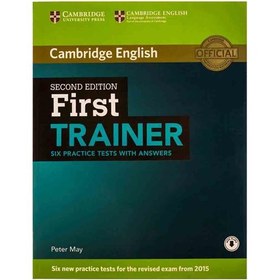 خرید و قیمت کتاب Cambridge English First Trainer Six Practice Tests 2nd ...