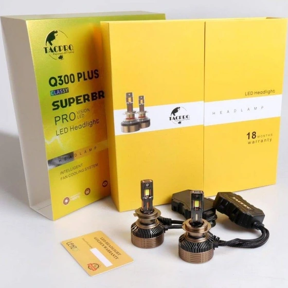 خرید و قیمت هدلایت وچراغ خودرو Q300 plus تک پرو TACPRO(LENZO) - H7 | ترب