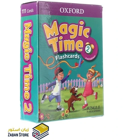 خرید و قیمت Magic Time 2 2nd Edition Flashcards فلش کارت مجیک تايم دو ...